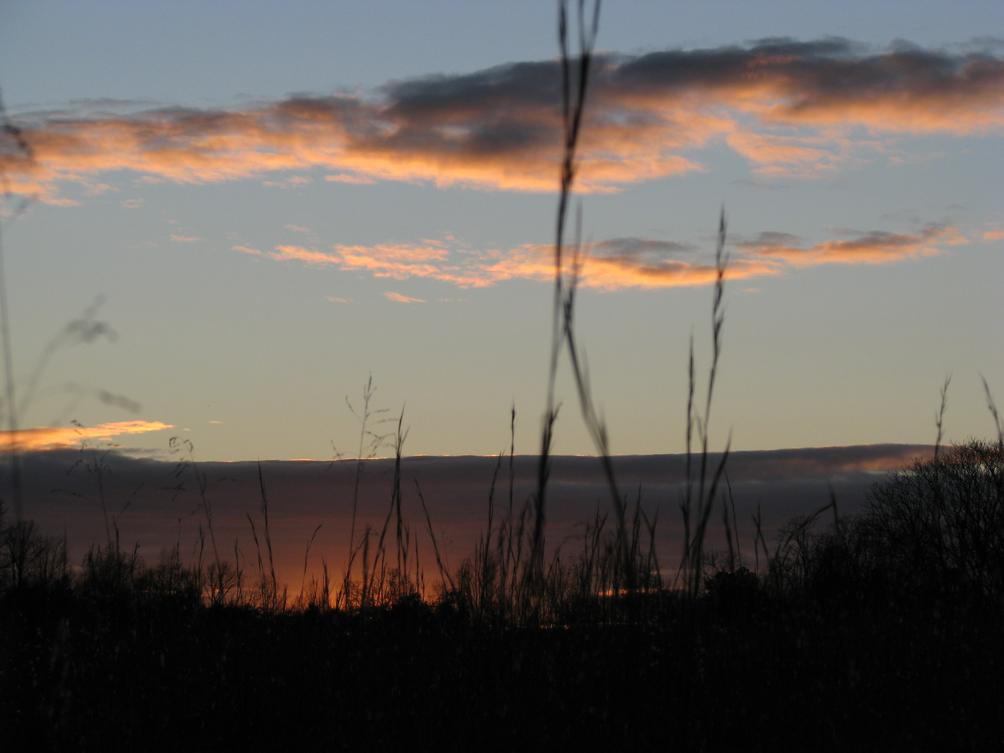 A different view of sunset | steadily skipping stones